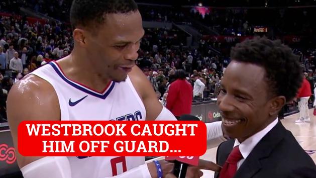 Russell Westbrook surprises Clippers reporter with heartwarming gesture ...