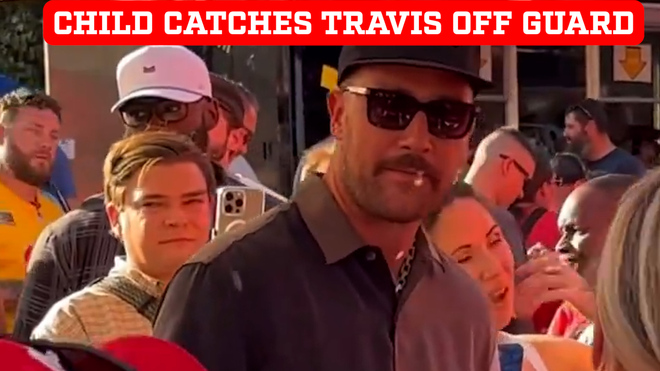 Travis Kelce was caught off guard by a child's bold question about ...