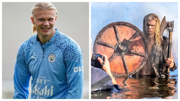 Erling Haaland becomes a viking for the day for charity - MARCA TV English
