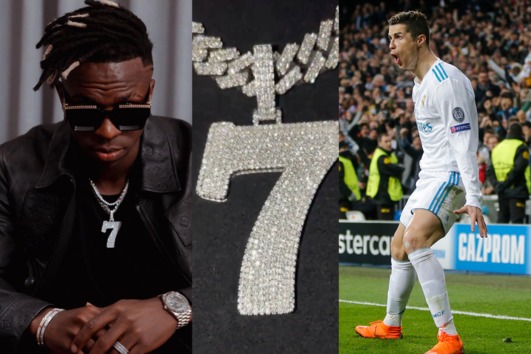 Vini Jr. honors his Real Madrid idol Ronaldo with iced out Number 7 ...