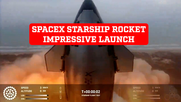 Elon Musk's starship rocket achieves successful blast-off on third try ...