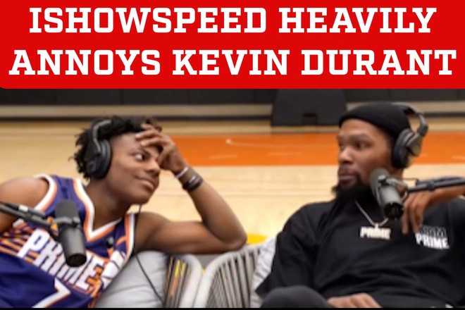 IShowSpeed was hilariously roasted by Kevin Durant for his annoying ...