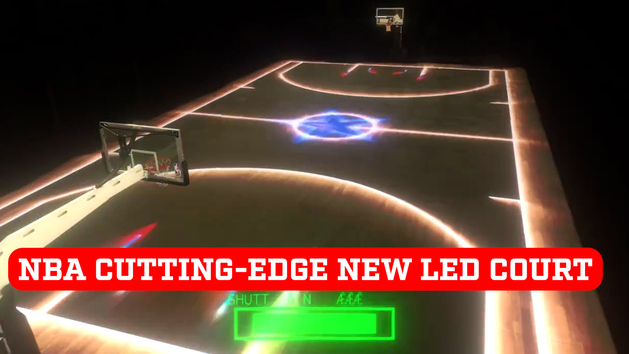 NBA unveils cutting-edge LED court for NBA All Star 2024 events - MARCA ...