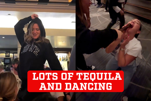 Madisyn Seager leads Texas Rangers celebrations with lots of tequila ...