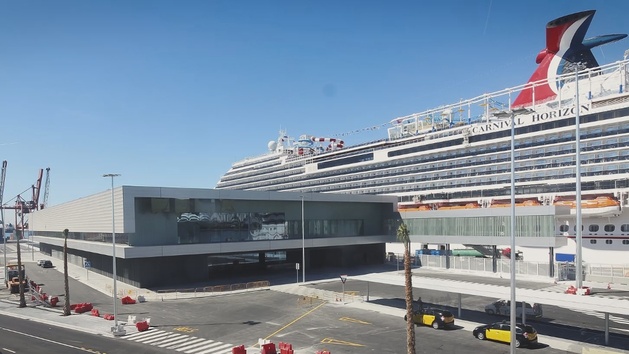 Así se ha construido la terminal de crucero más grande de Europa ...