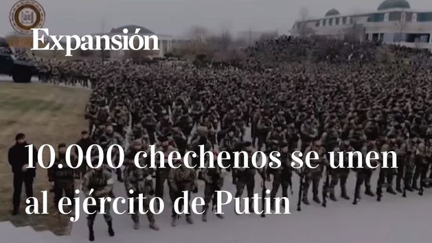 Más de 10.000 soldados chechenos se suman a las tropas de Putin en la ...